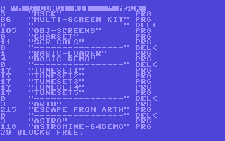 Multi Screen Construction Kit - C64, Commodore 64/128